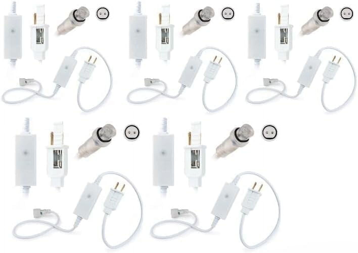 WYZworks LED Rope Power Cord w/ Attached Connection Cap Mode-Changing 8 ...