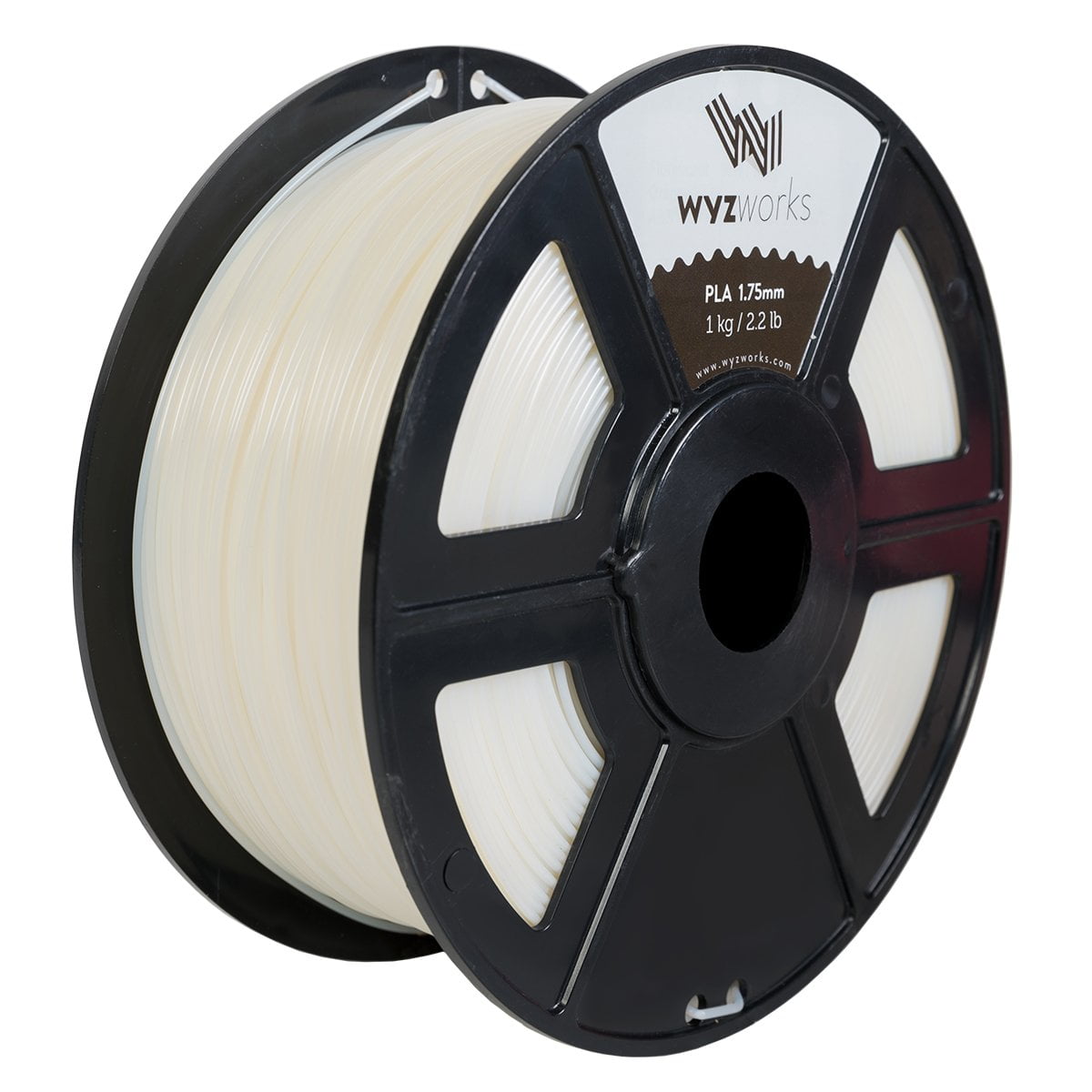 WYZworks PLA 1.75mm [ NATURAL ] Premium Thermoplastic Polylactic Acid ...