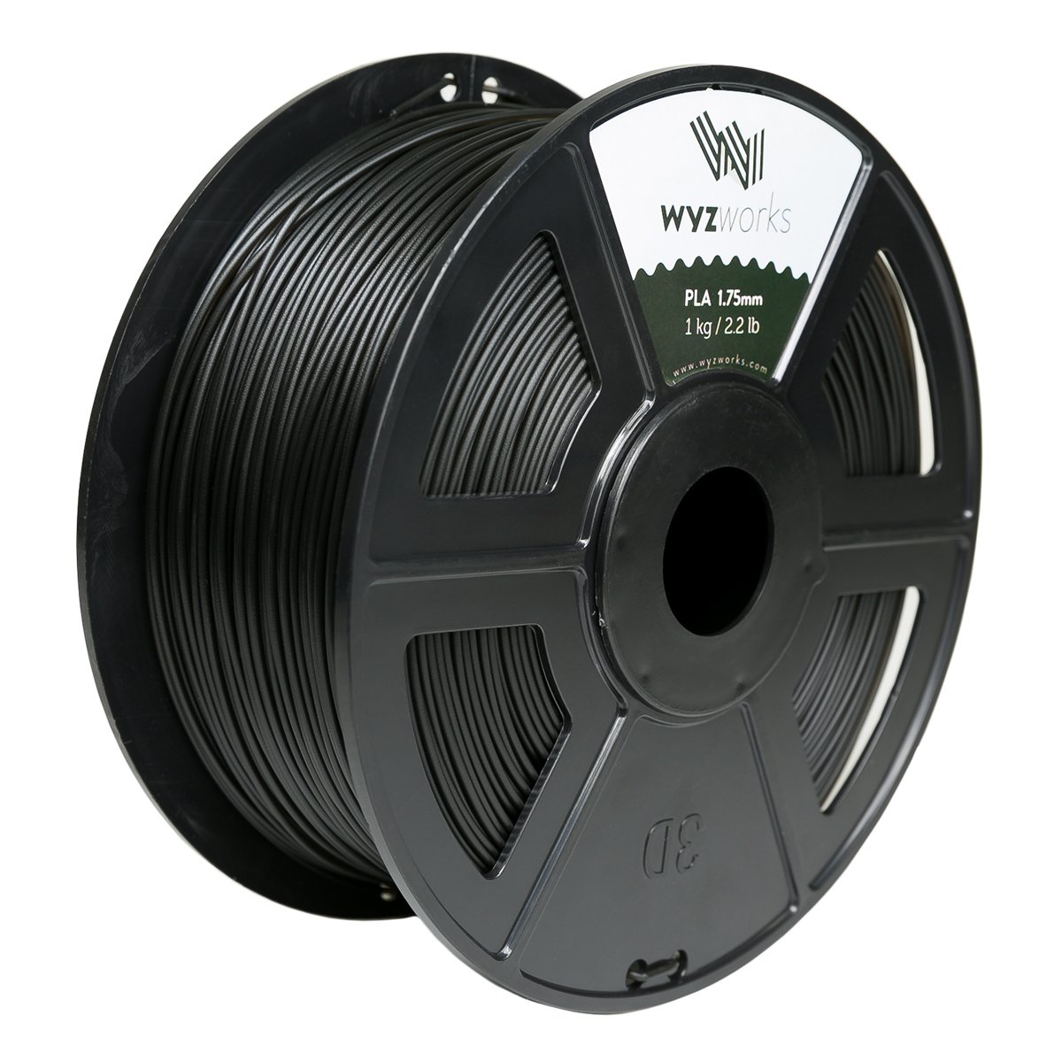 WYZworks PLA 1.75mm [ TRANSLUCENT BLACK ] Premium Thermoplastic ...