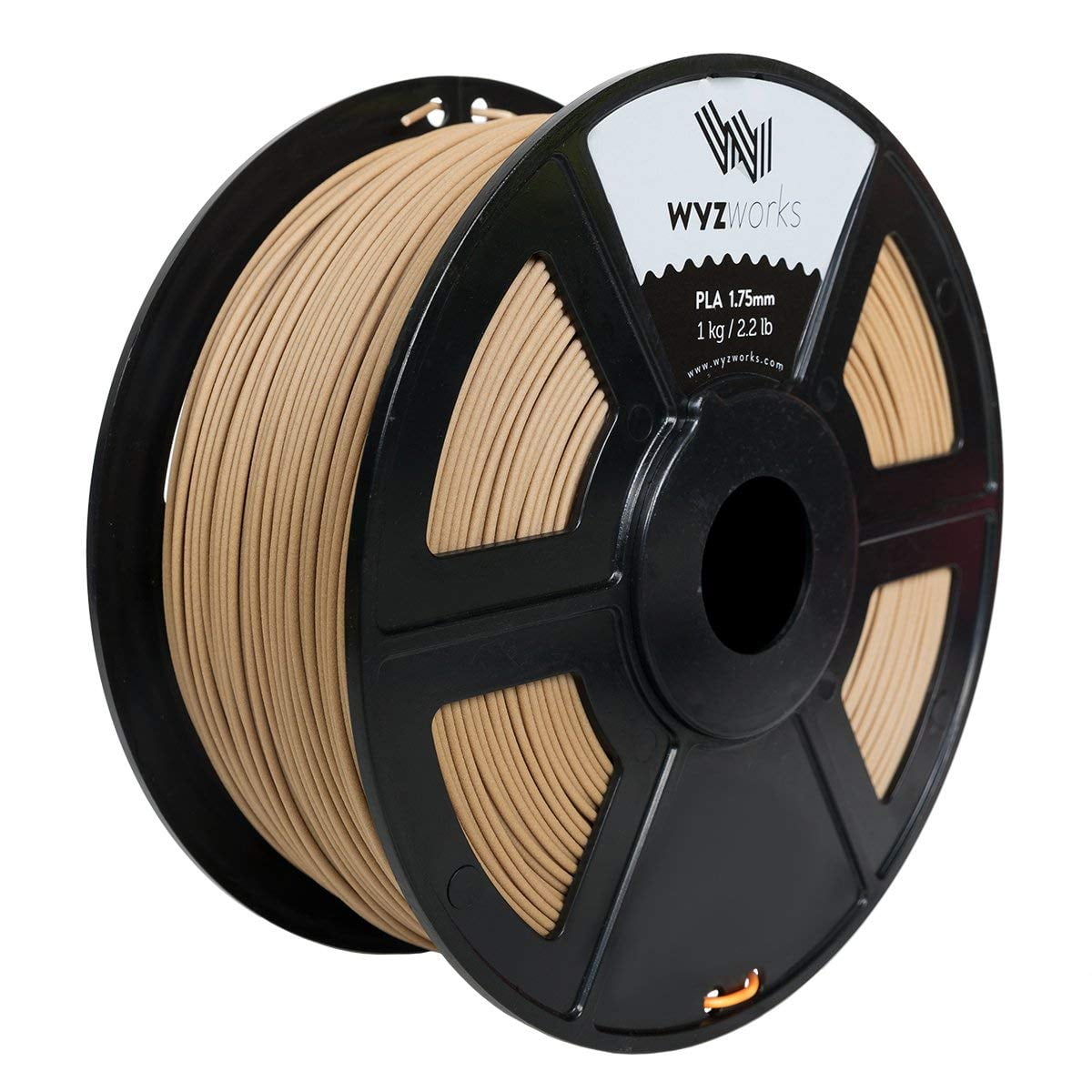 WYZworks PLA 1.75mm [ Wood ] Premium Thermoplastic Polylactic Acid 3D ...