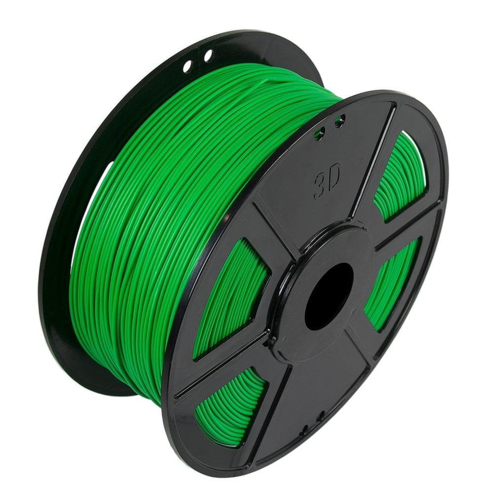 WYZworks Soft Flexible PLA 1.75mm (Green) 3D Printer Filament 1kg / 2 ...