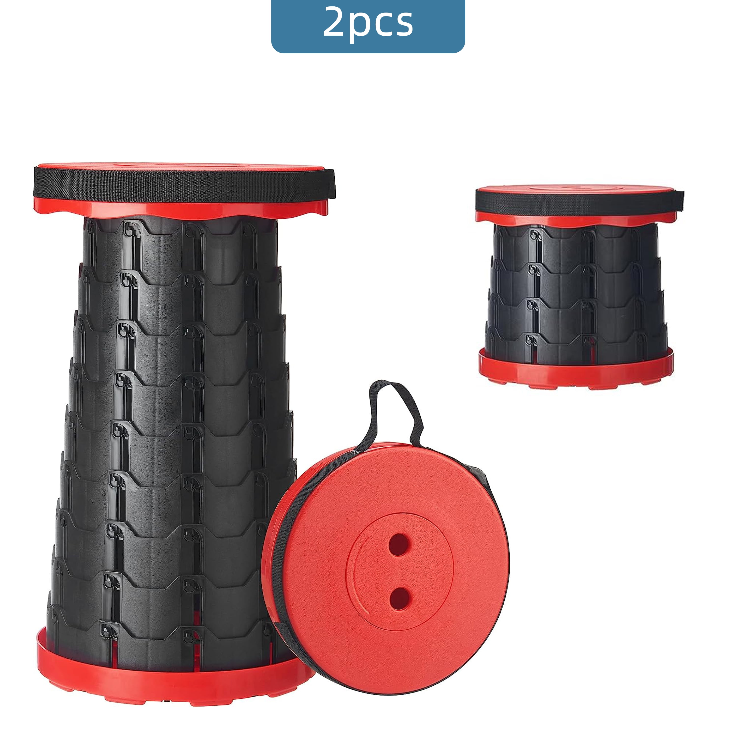 WZCPCV Portable Telescopic Stool, Folding Travel Seat, 550lbs Capacity ...