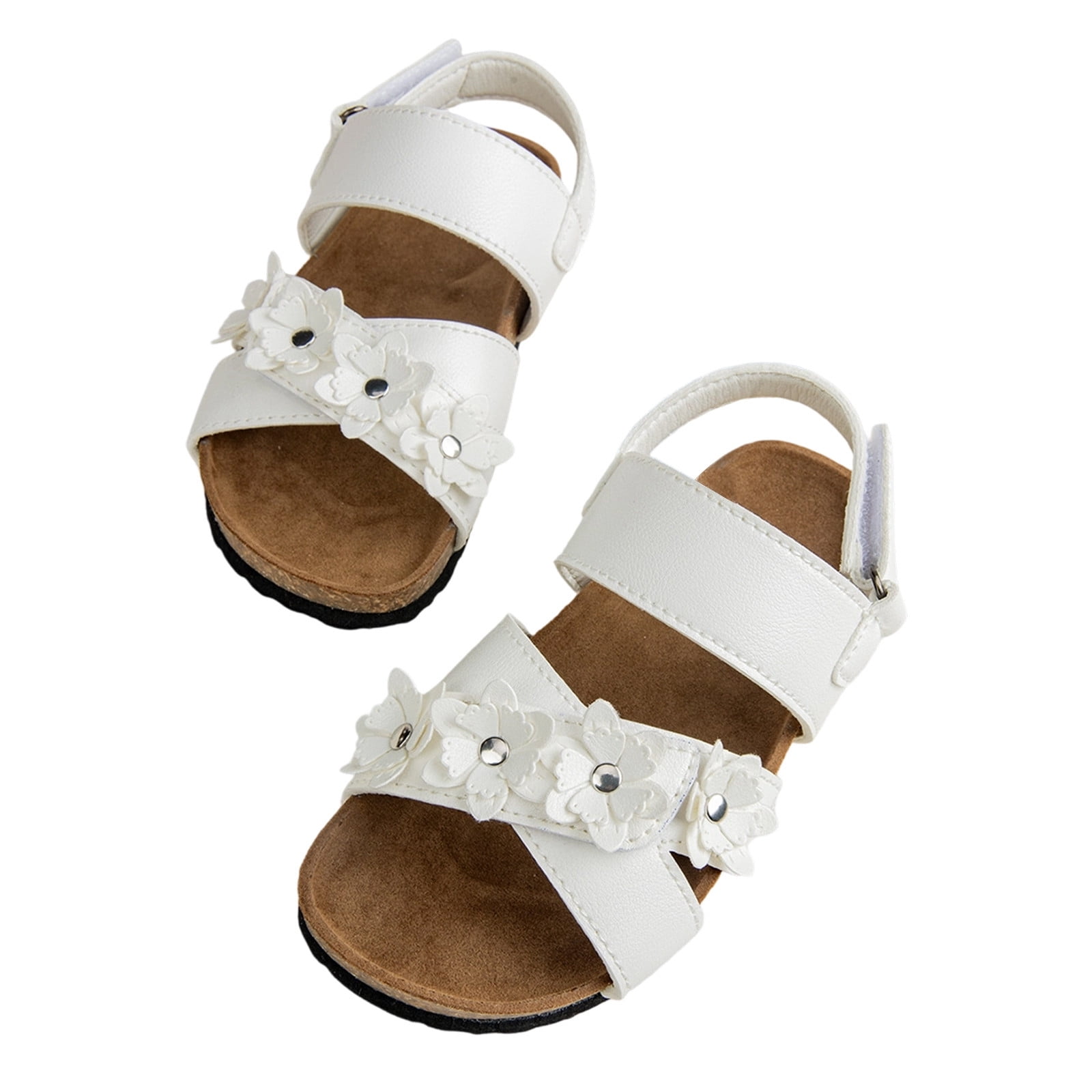 WZEIIOT Baby Girl Sandals Softwood Comfortable Breathable Casual Slip ...