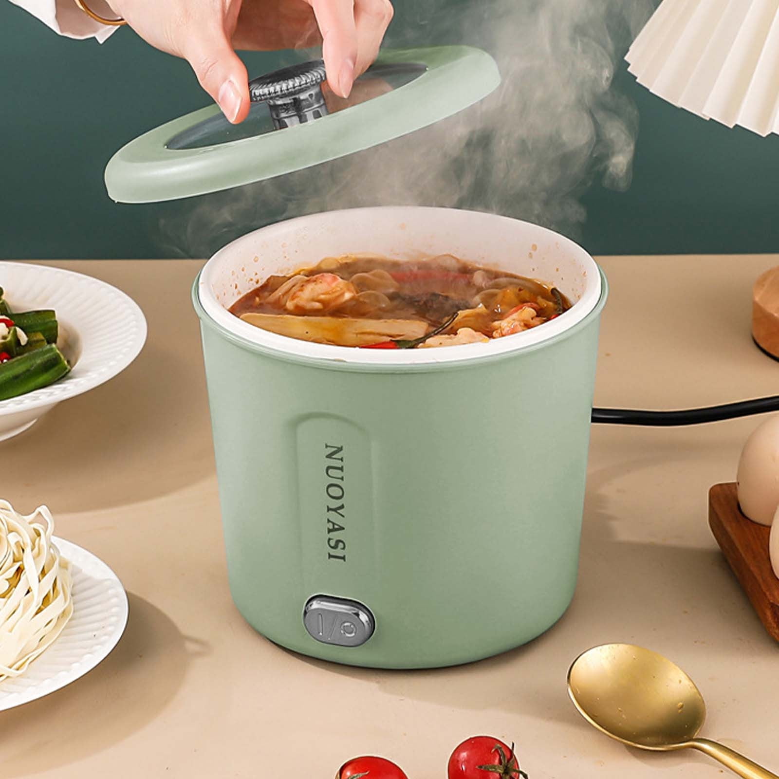 WZHXIN Hot Pot Electric Mini Ramen Cooker 450W Noodles Cooker ...