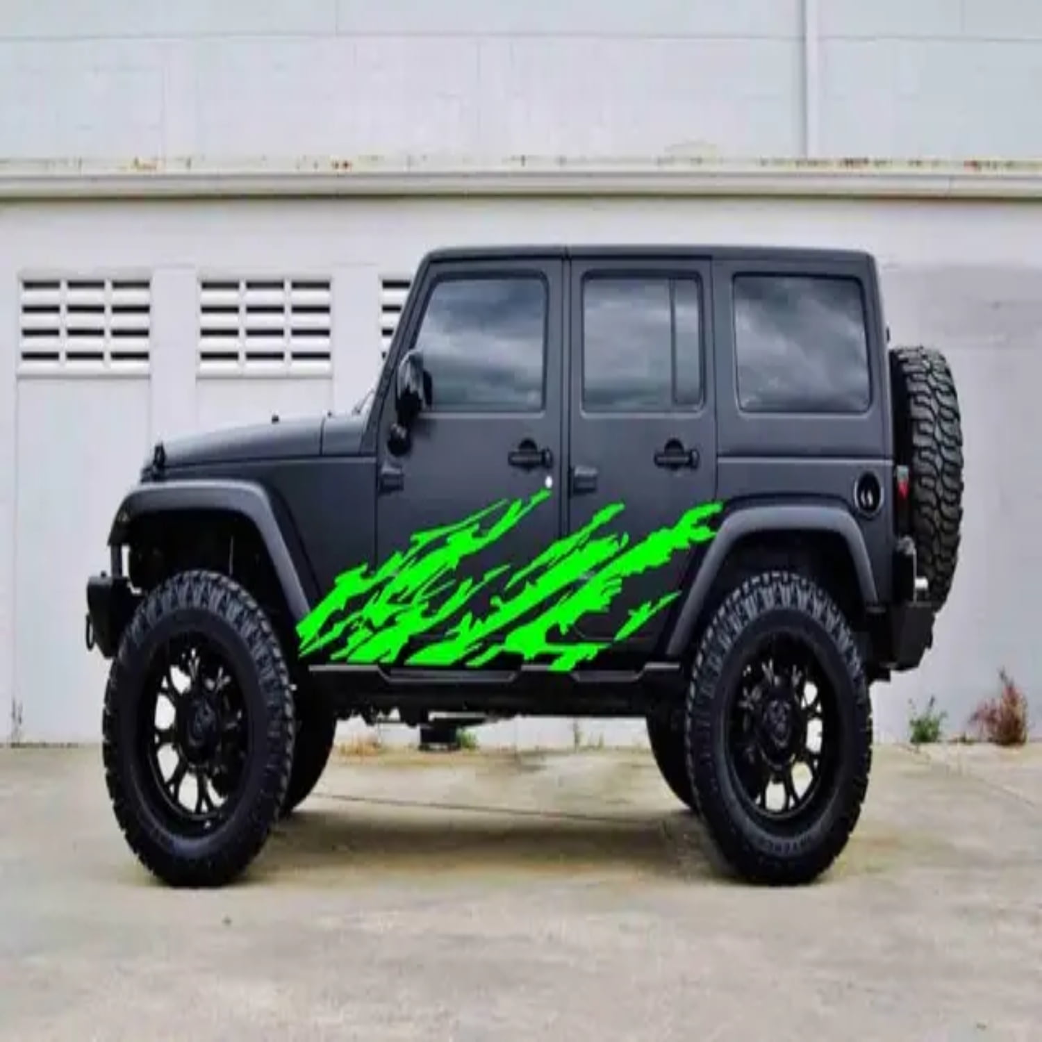 WZOQNI 2X Mud splash decal Sticker size 90in x 22in vinyl body side ...