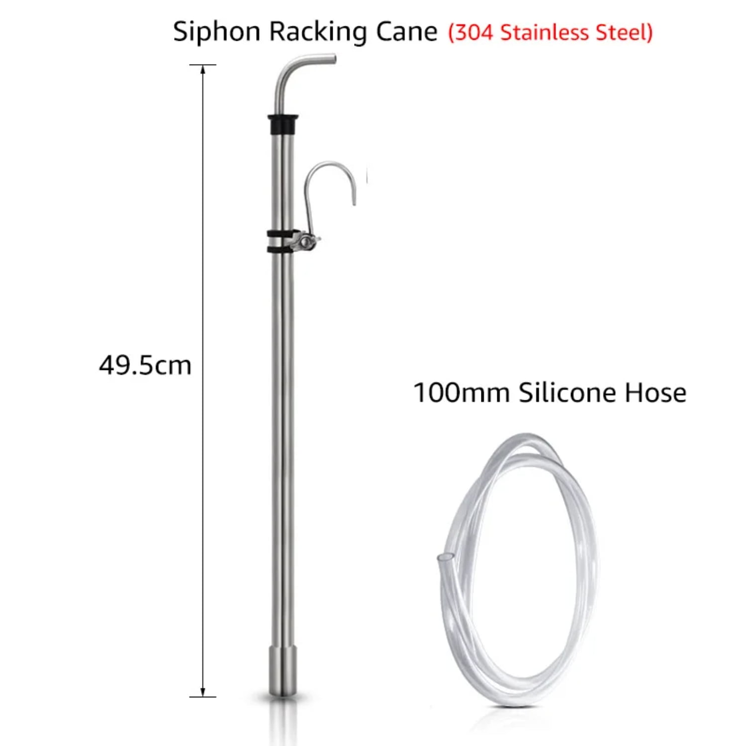 WZOQNI Stainless Steel Auto Brewing Siphon Ergonomic Homebrewer‘s ...