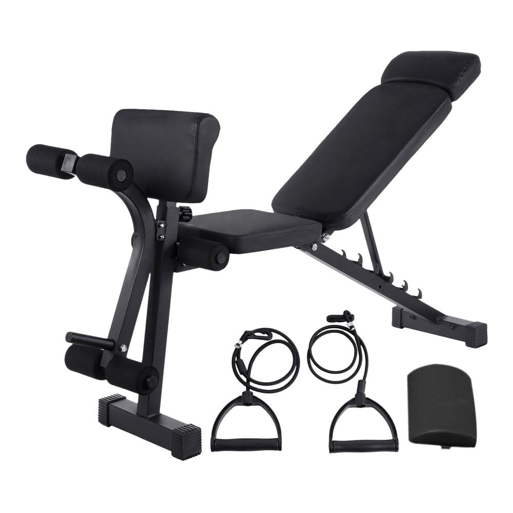 WZTO Adjustable Weight Bench Steel Workout Bench Adjustable with Soft ...