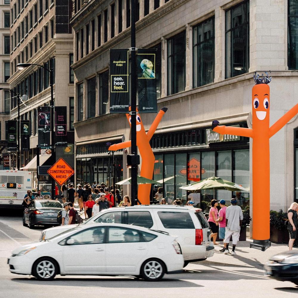 WZTO Air Dancers Inflatable Tube Man Set - 20ft Tall Wacky Waving ...