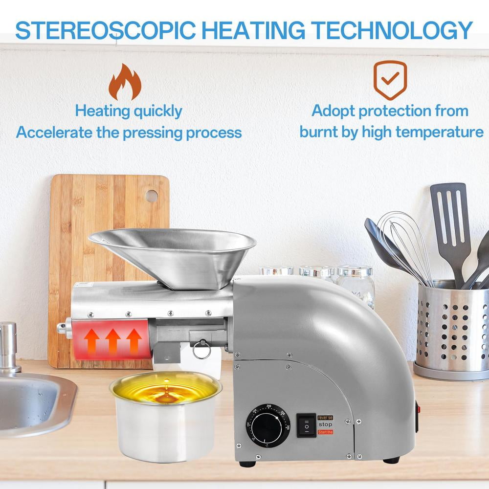 WZTO Cold Press Oil Extractor 1800W Cold & Hot Electric Automatic Oil ...