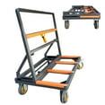 WZTO Folding Drywall Cart Heavy Duty,Drywall Dolly Load 2200 lbs ...