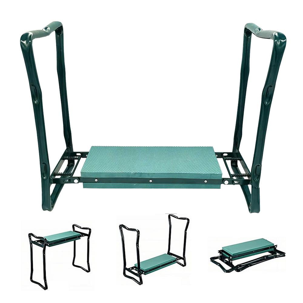 WZTO Garden Kneeler and Seat Soft Kneeling Stool with 2 Handles Folding ...