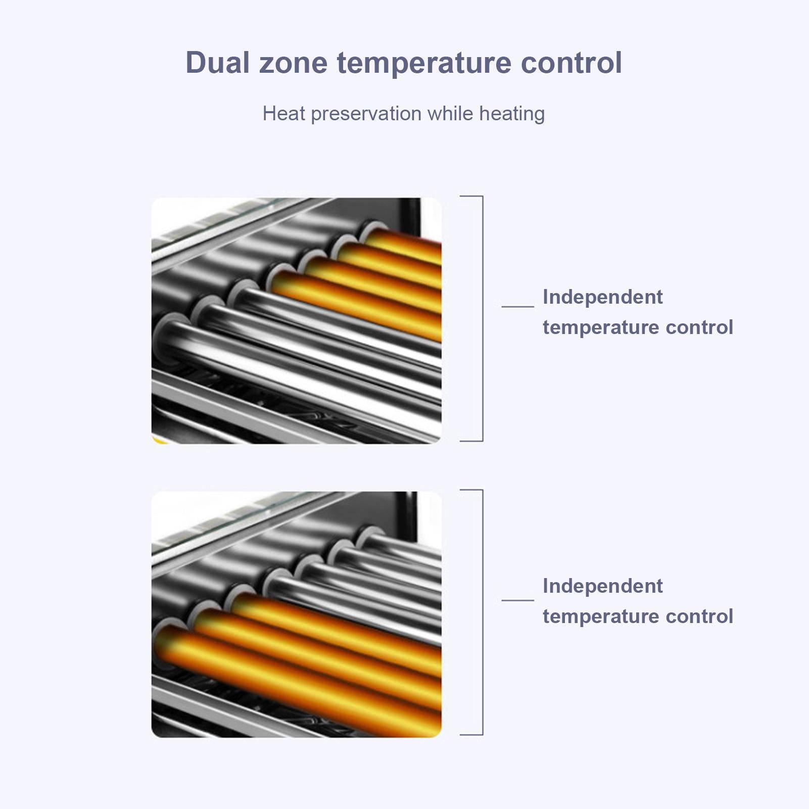 WZTO Hot Dog Roller | 10 Rollers Sausage Grill Cooker Machine ...