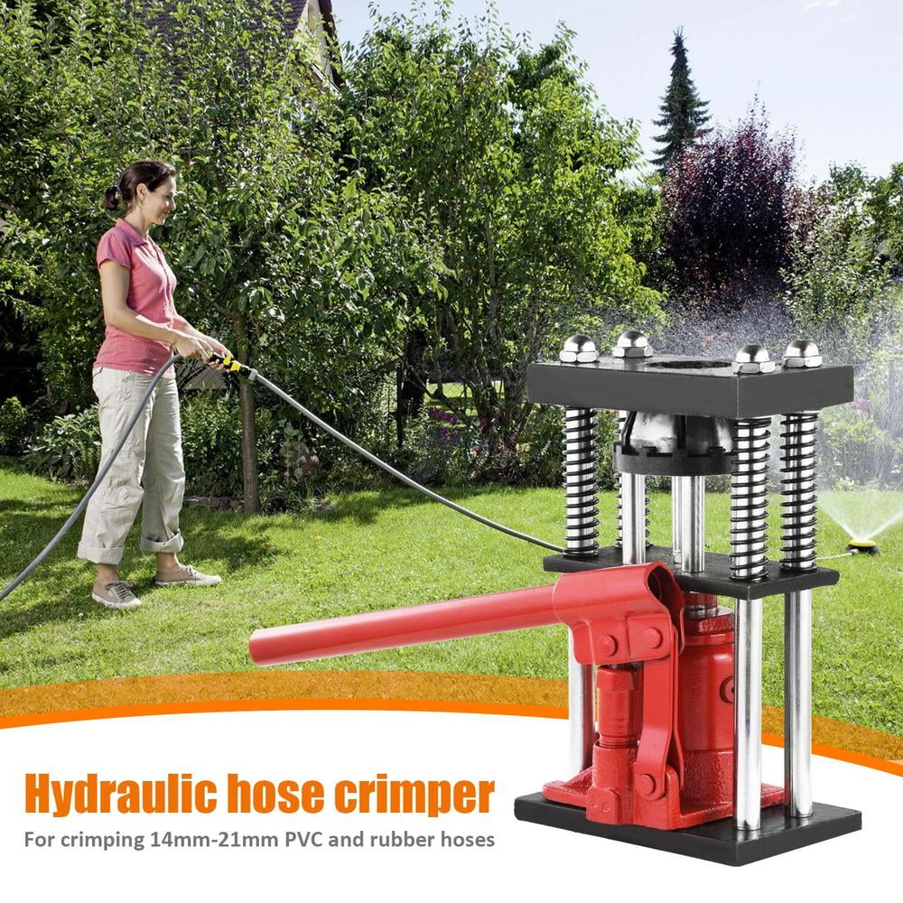 WZTO Hydraulic AC Hose Crimper Kit | 6-Teeth Manual Benchtop Hydraulic ...