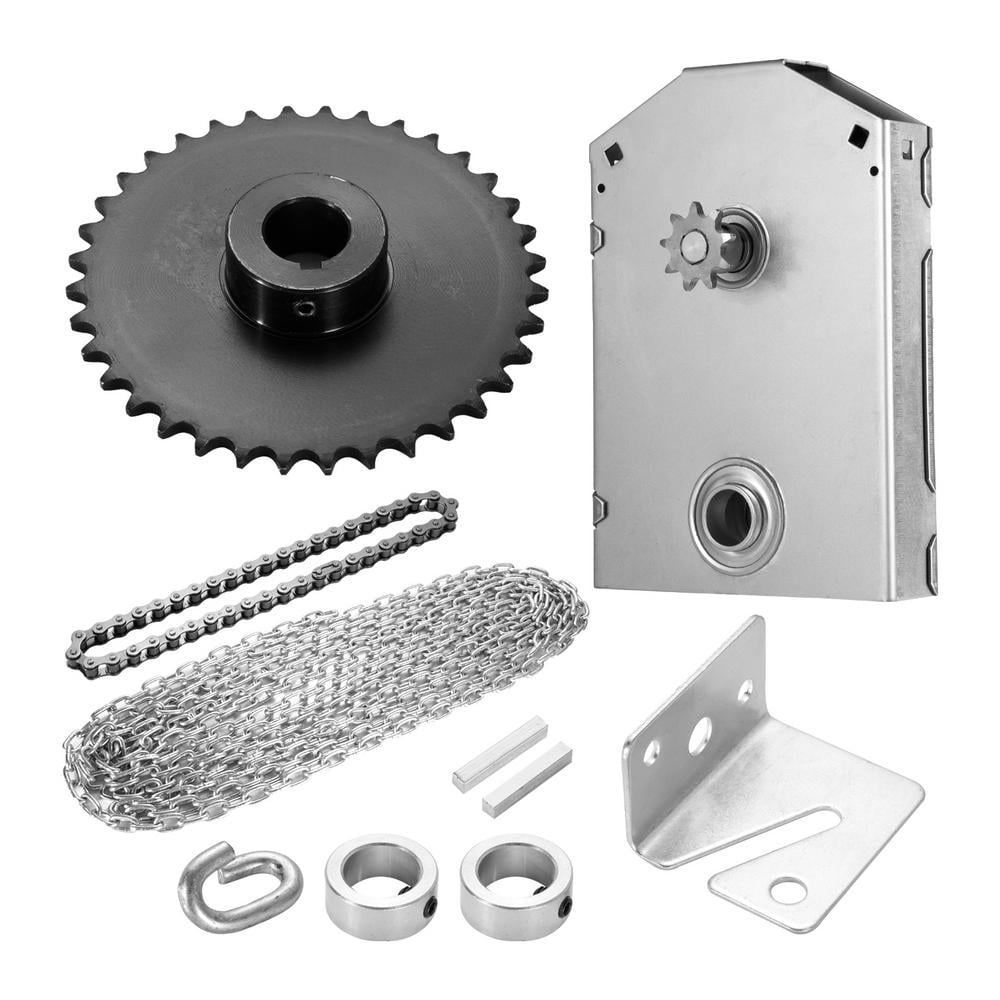 WZTO Jackshaft Opener Chain Hoist Garage Jackshaft Door 4:1 Heavy Duty ...