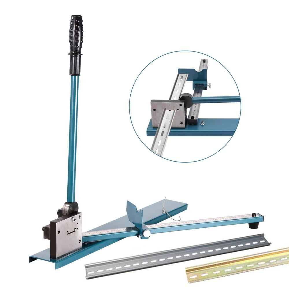 WZTO Manual Din Rail Cutter, Dual Groove Rail Cutting Tool with 60cm ...