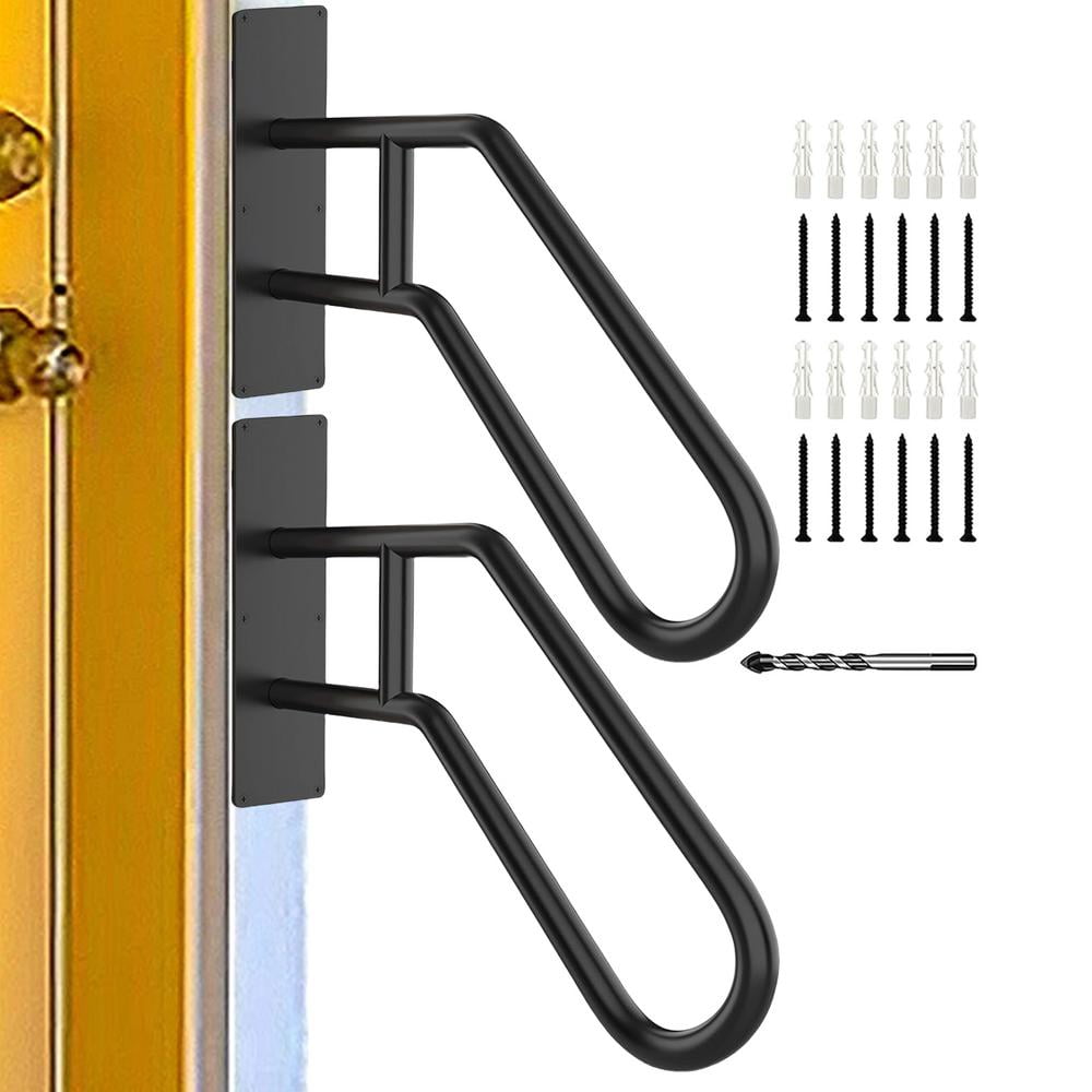 WZTO Outdoor Railings Steps U-Shaped Safety Grab Bar for Stairs Non ...