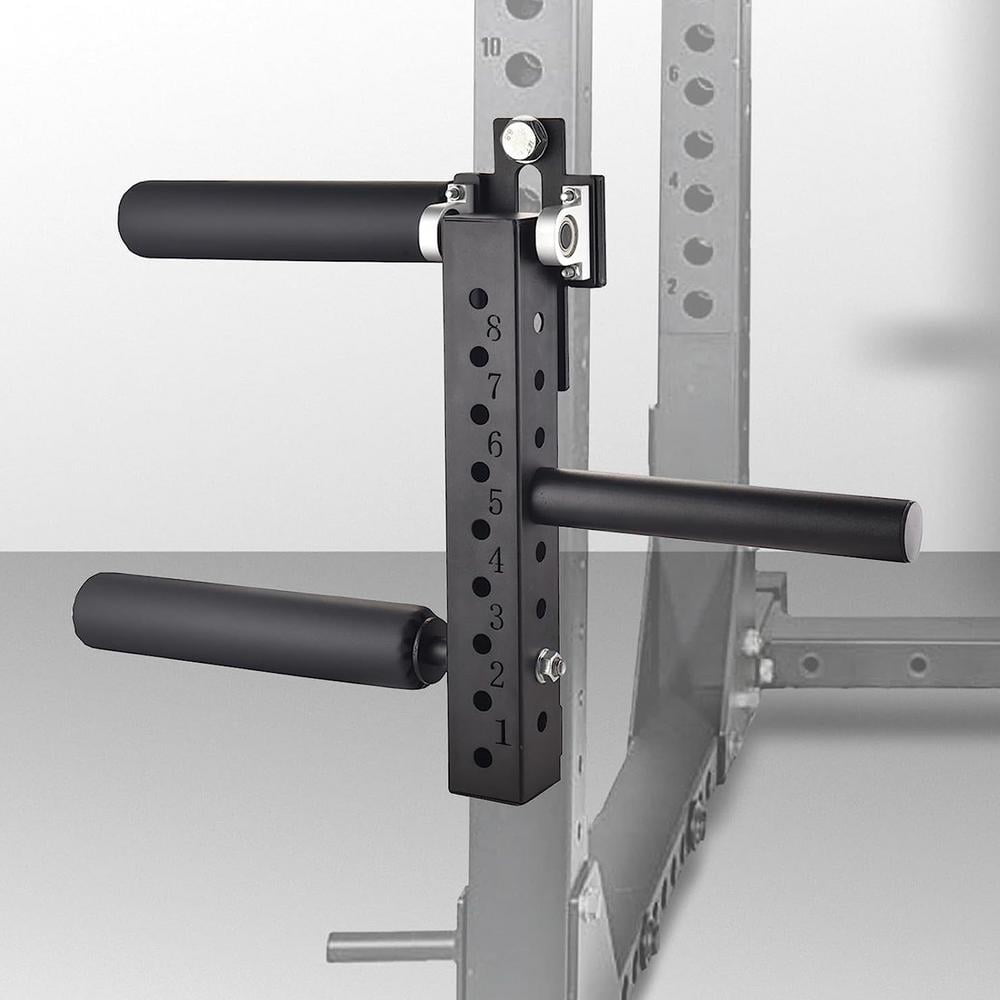 WZTO Power Rack Mounted Leg Extension and Curl Machine（26mm, Seated Leg ...