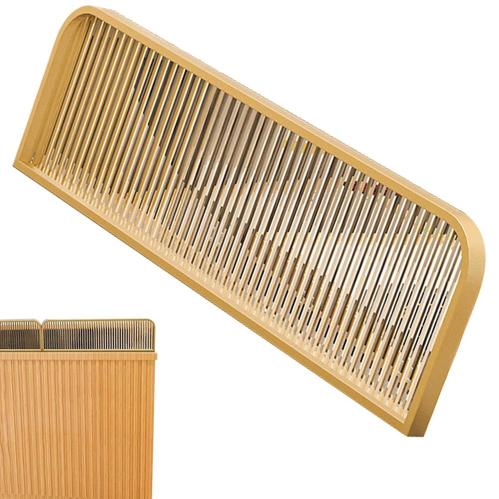 WZTO Restaurant Low Partition Translucent Striped Glass Decorative ...