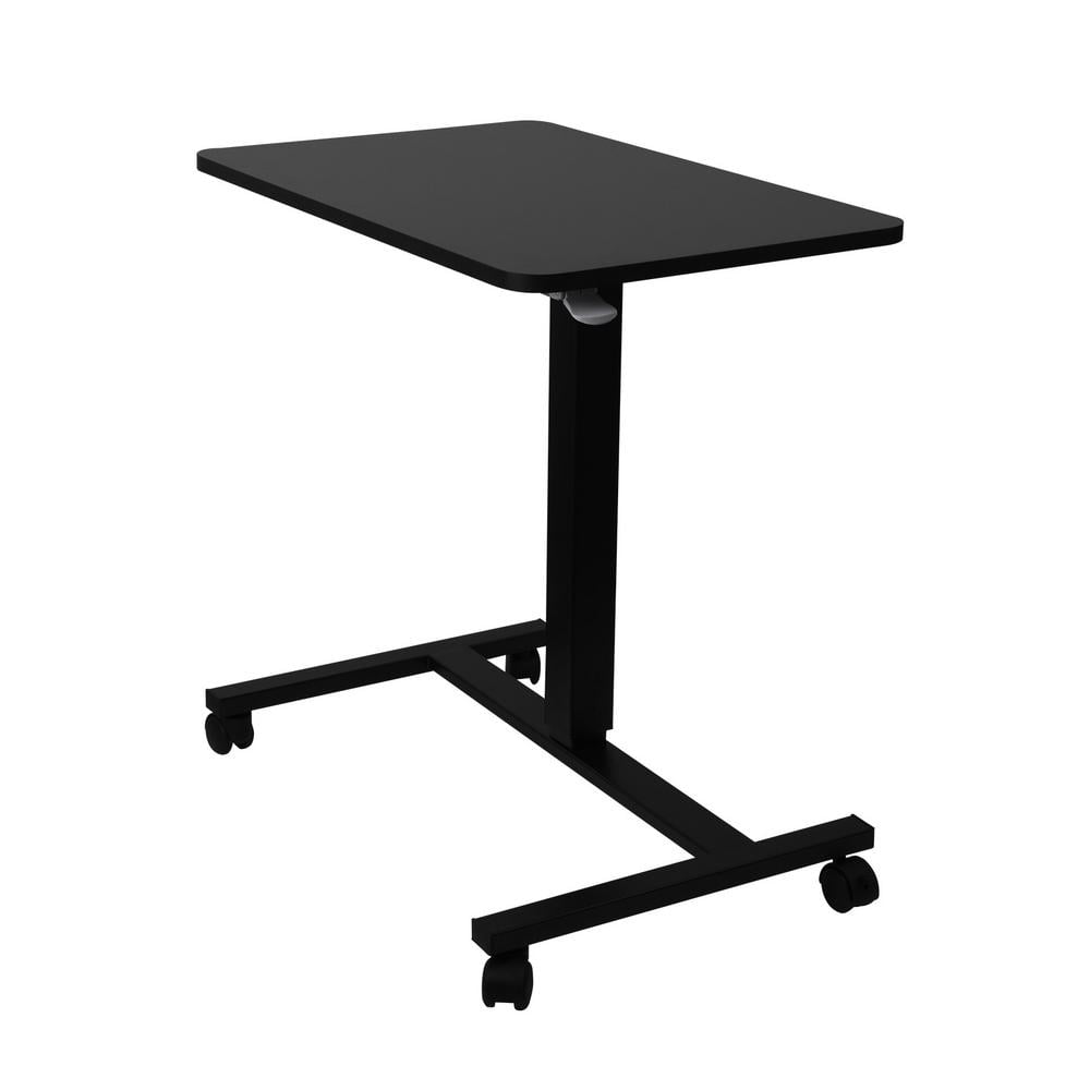 WZTO Rolling Laptop Desk | Adjustable Mobile Laptop Stand Desk Rolling ...