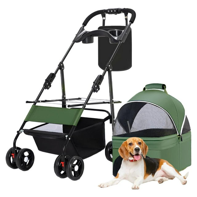WZTO Shopping Carts for Groceries Folding Portable Pet Stroller Cart ...