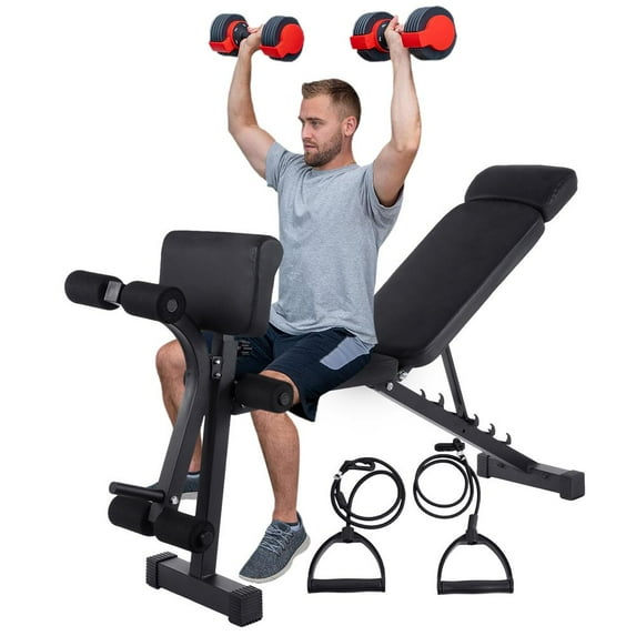 WZTO Incline Workout Bench Exercise Bench For Full Body Strength ...
