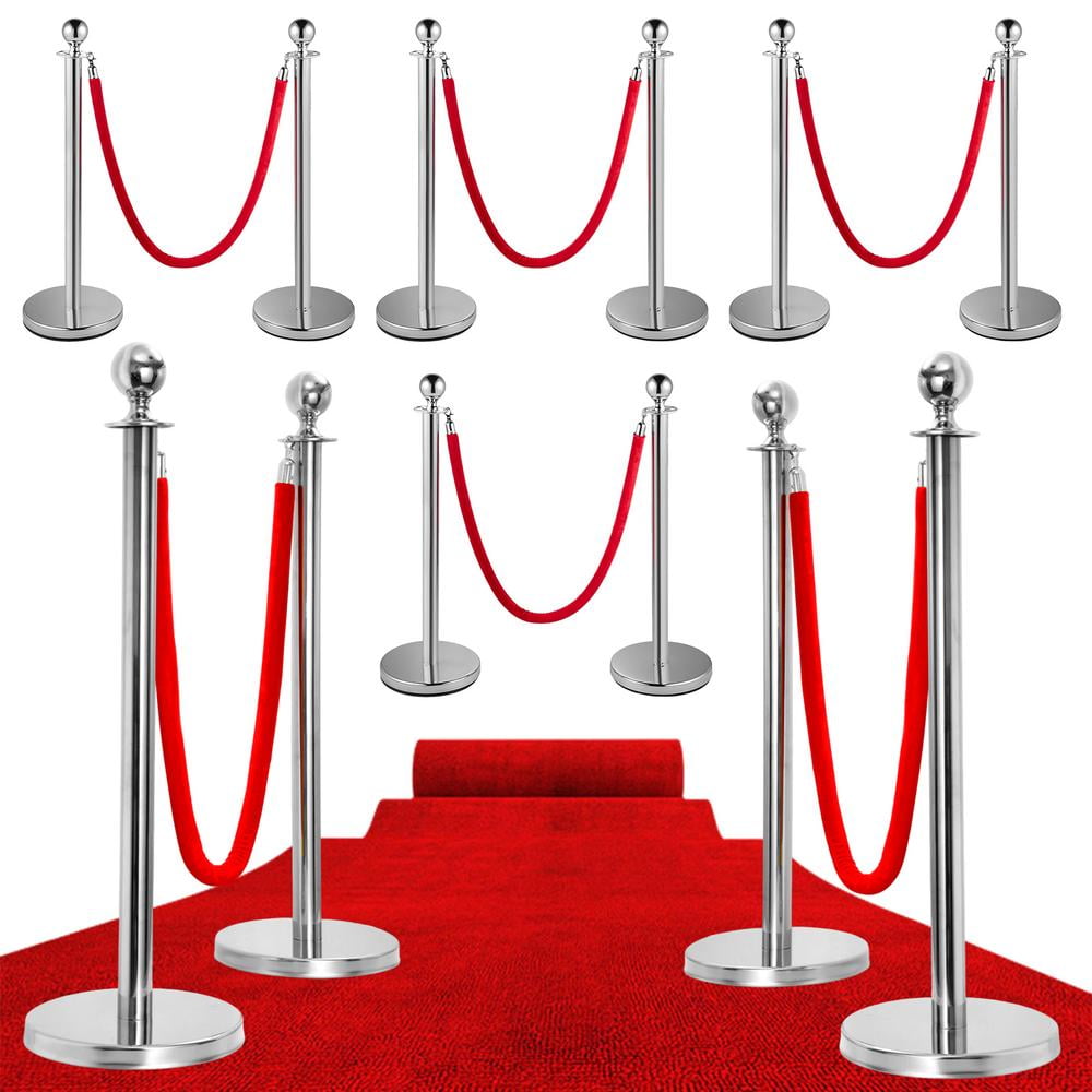 WZTO Stanchion Post and Rope Waterproof Barriers for Crowd Control ...