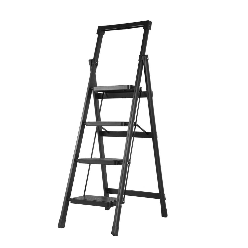 WZTO Step Ladders for Home Foldable Non-Slip Stool Ladder Portable ...