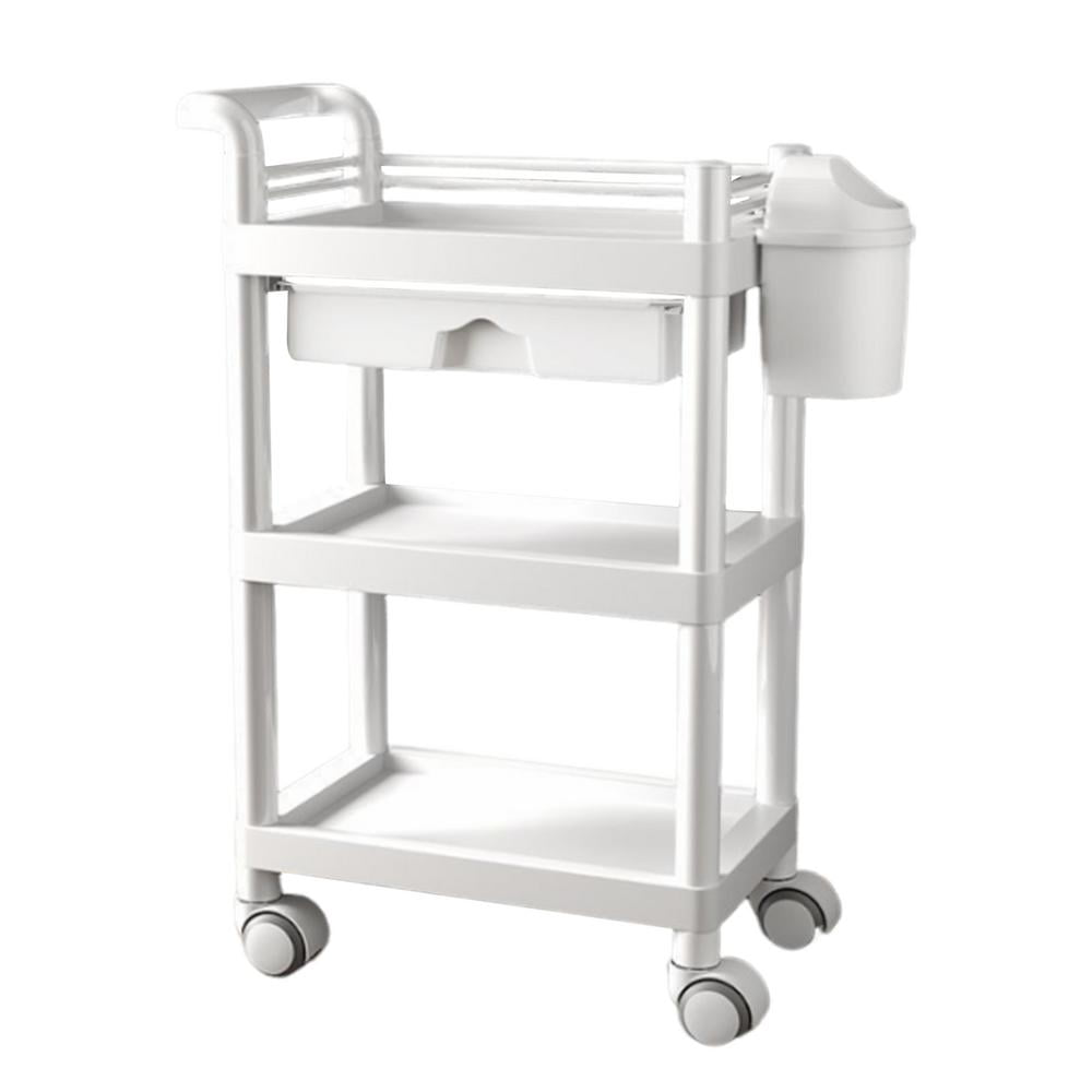 WZTO Utility Rolling Cart Sturdy Safe Rolling Cart Efficient Space ...
