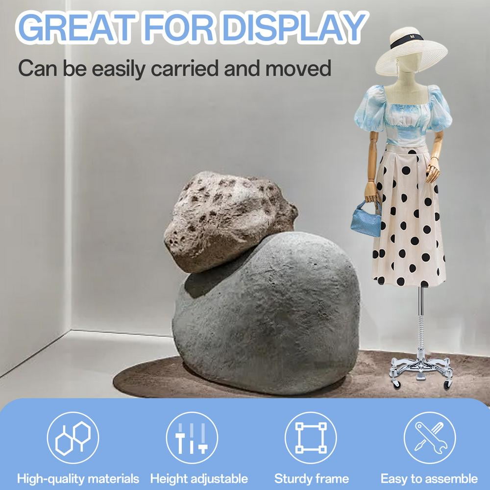 WZTO Women's Dress Form Mannequin Clothing Display Body Model ...