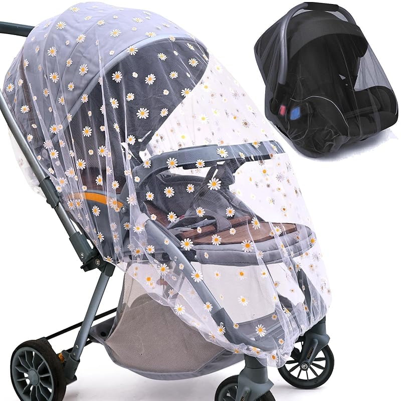 WZW Durable Baby Stroller Mosquito Net (2 Pack) - Universal Elastic ...