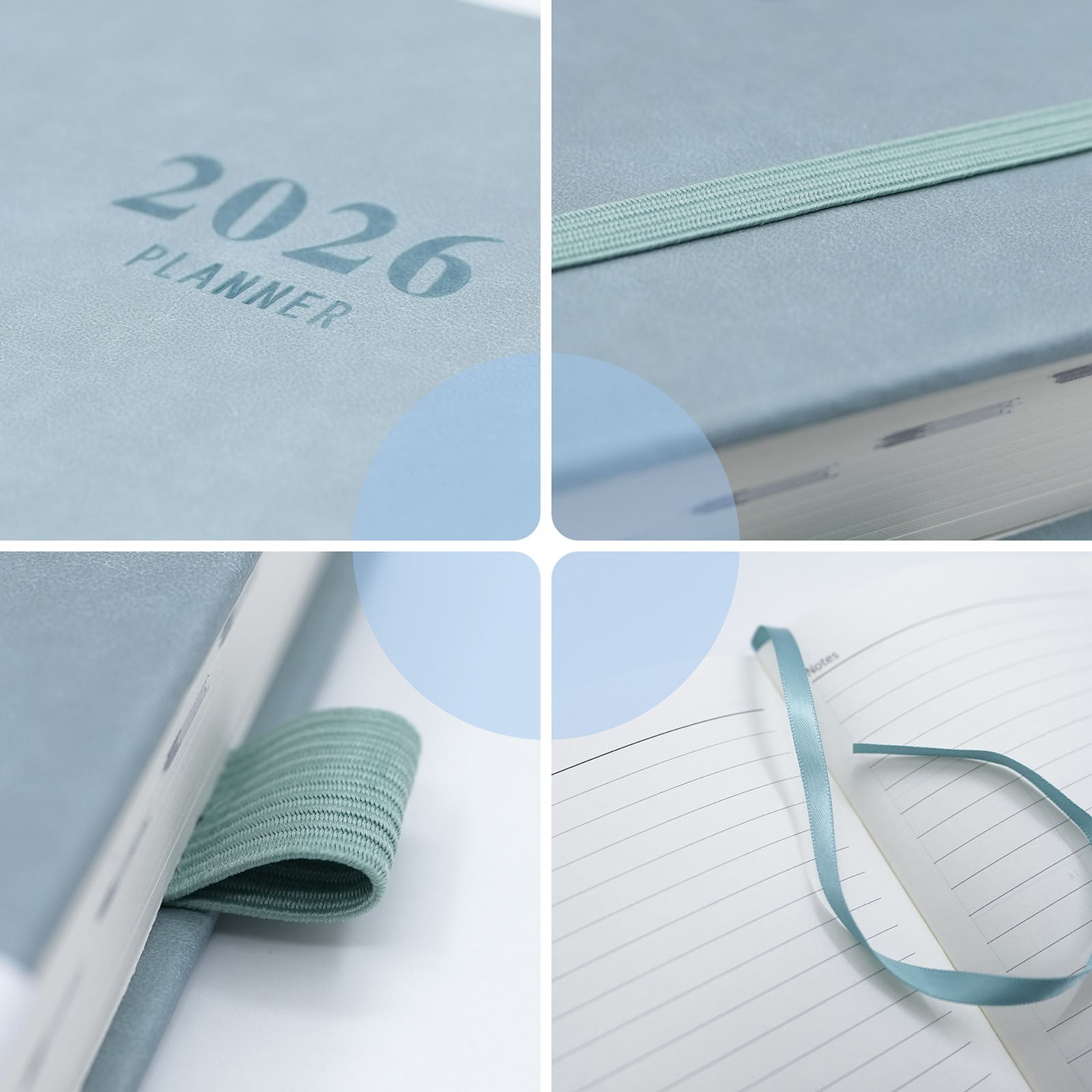 WZXPWT 2026 Diary, Yearly Planner with Elastic Bands, Versatile ...
