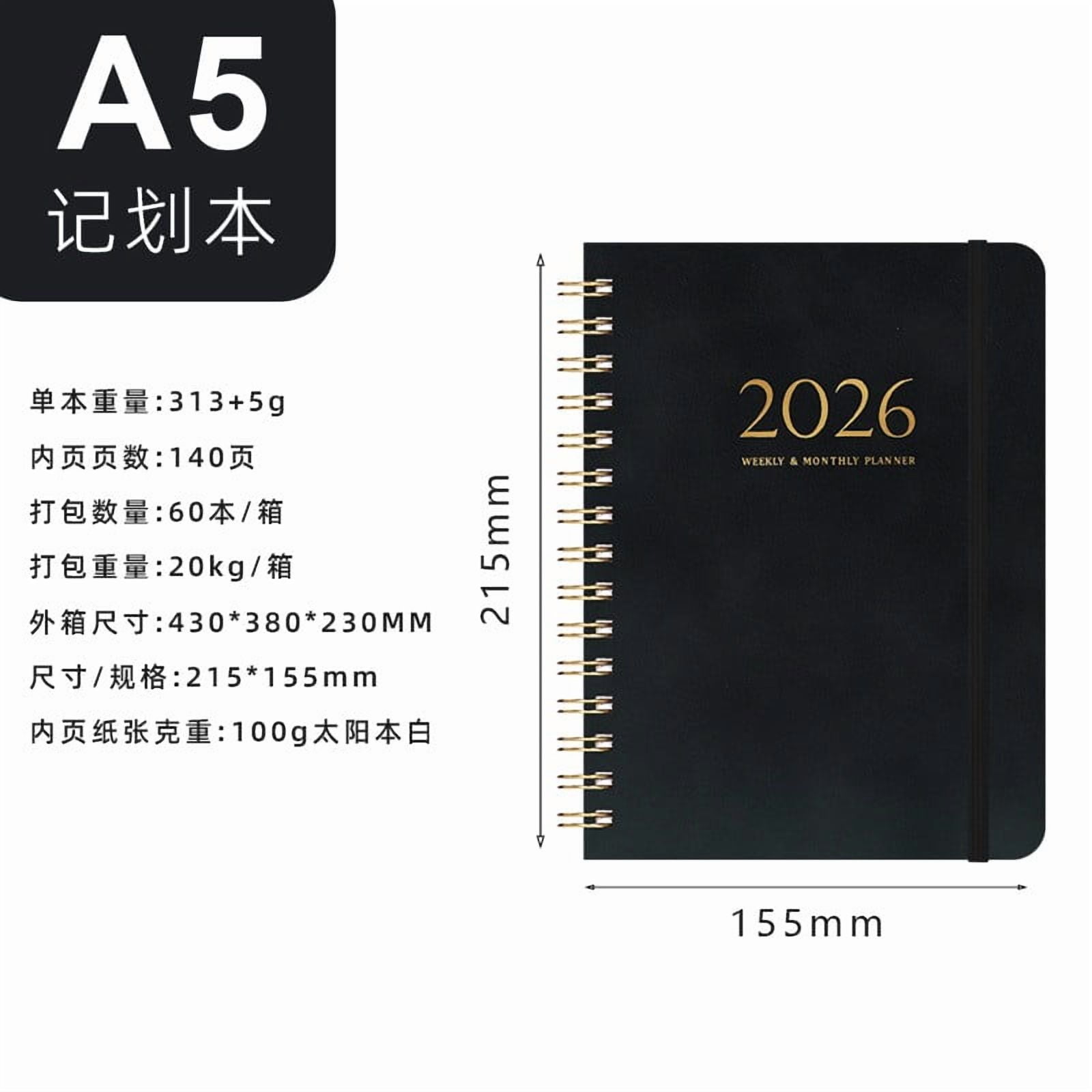 WZXPWT 2026 Planner, Stylish Weekly and Monthly Organizer 2026, Elegant ...