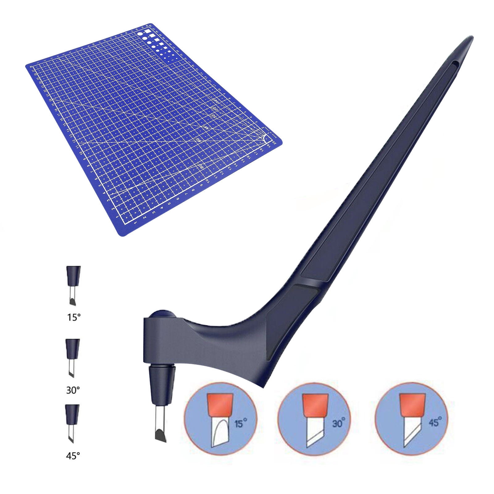 WZXPWT 360-Degree Art Cutting Tool, Rotary Paper Knife, Crafting Cutter ...