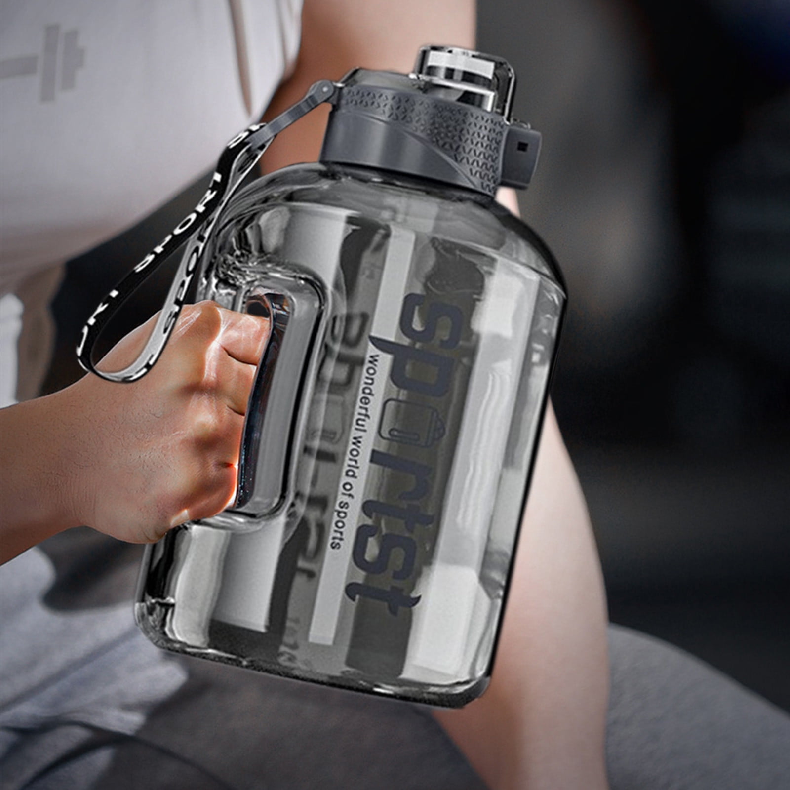 WZXPWT 60 Oz Large Capacity Water Cup, Big Belly Water Bottle, Portable ...