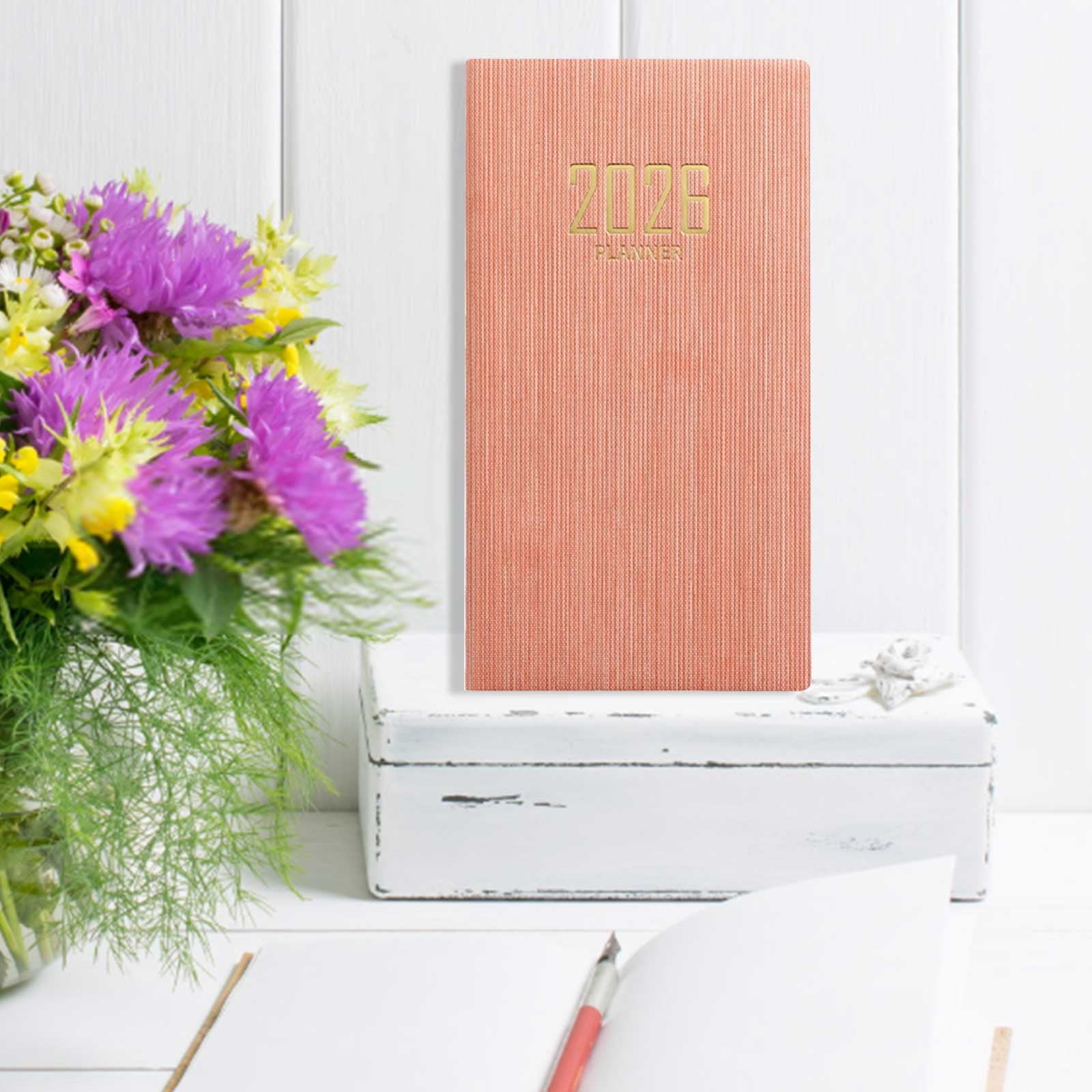 WZXPWT A6 Mini Notebook Organizer, Daily Planner Notebook, Travel Diary with Calendar, Portable ...