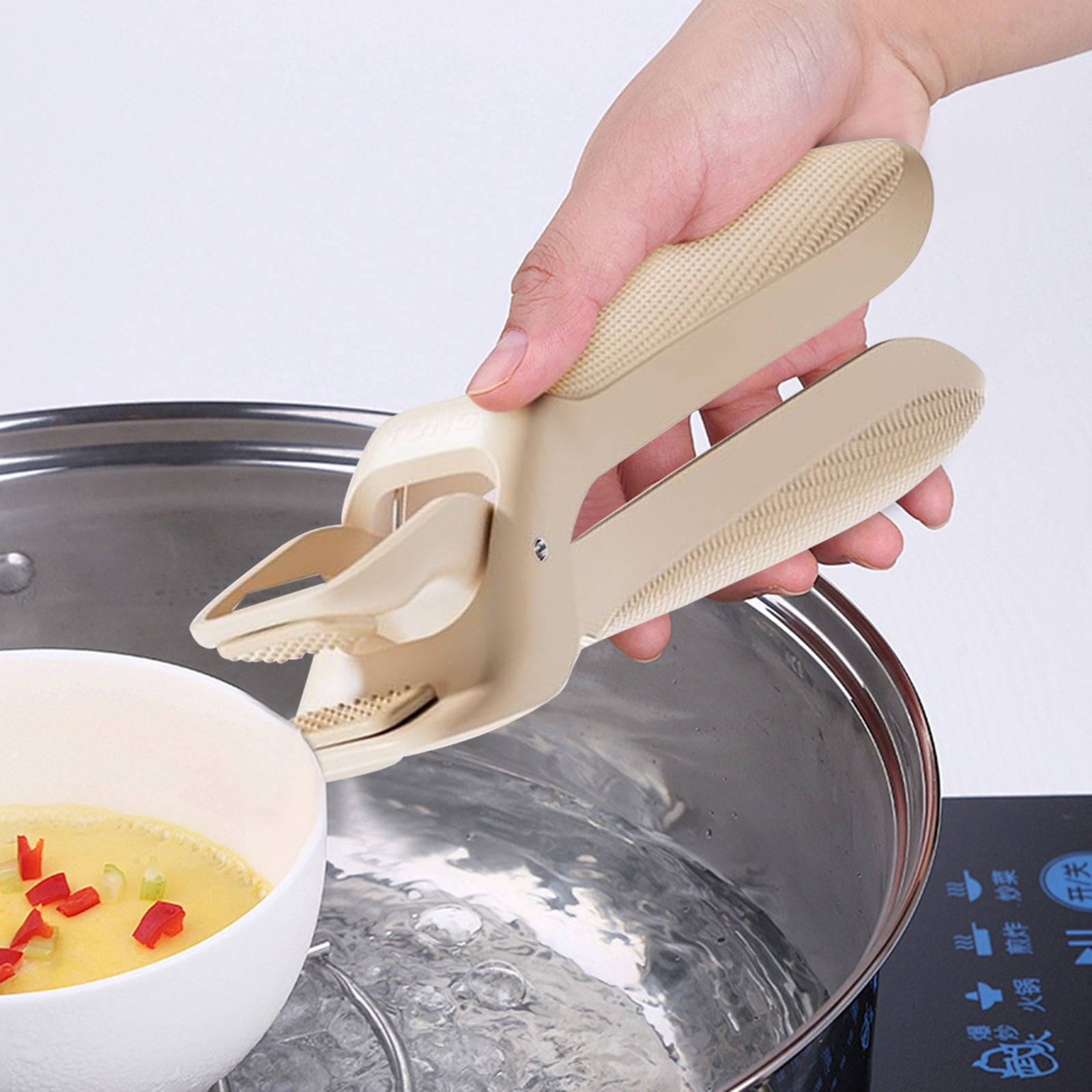 WZXPWT Bowl Holder, Kitchen Tongs, Utensil Clamp, Hot Dish Lifter ...