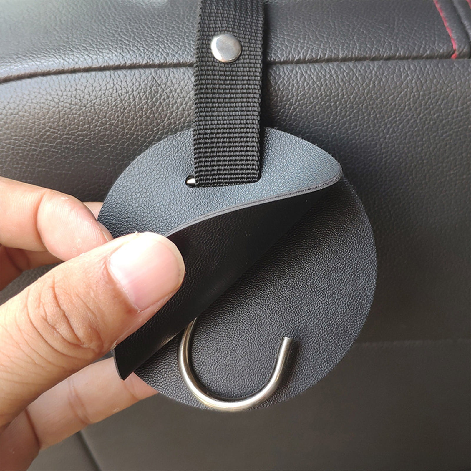 WZXPWT Car Hook, Leather Seat Hanger, Concealed Auto Organizer, Multi ...