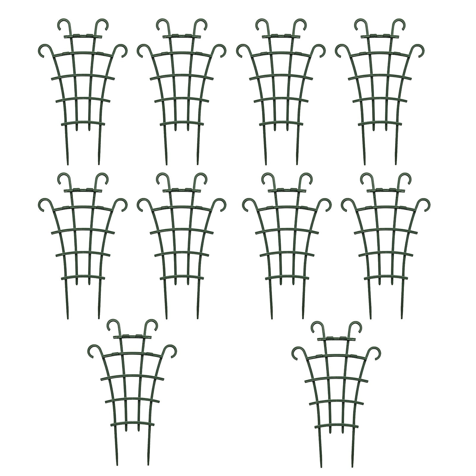 WZXPWT Climbing Pergola Flower Stand, Leaf Guard Iron Plant Support ...