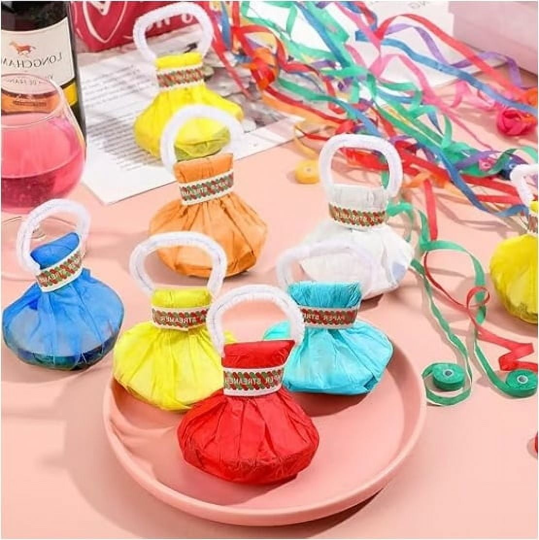 WZXPWT Hand-Thrown Silk Streamers, Colorful Ribbon Confetti, Event ...