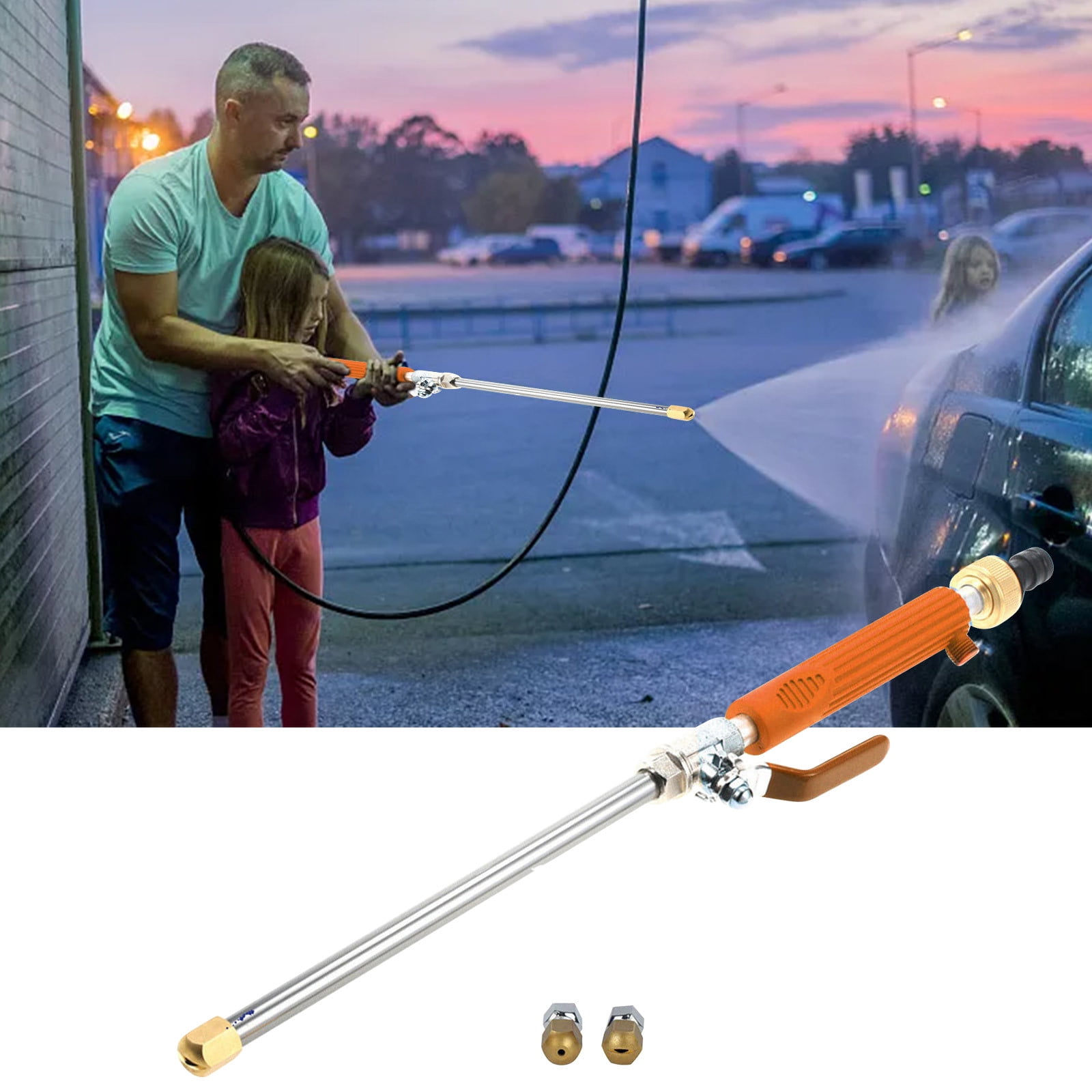 WZXPWT High Pressure Washer Nozzle, Universal Garden Hose Attachment ...
