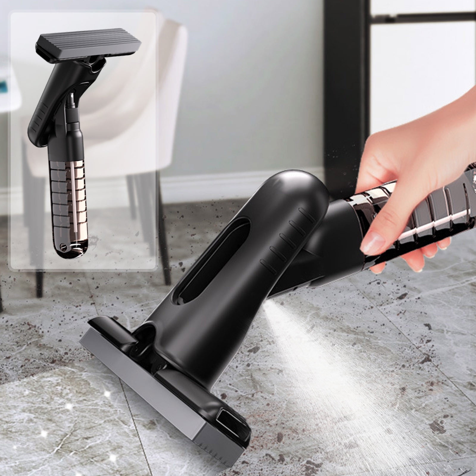 WZXPWT Household Desktop Dry and Wet Spray Mop, Mini Handheld Cleaning ...