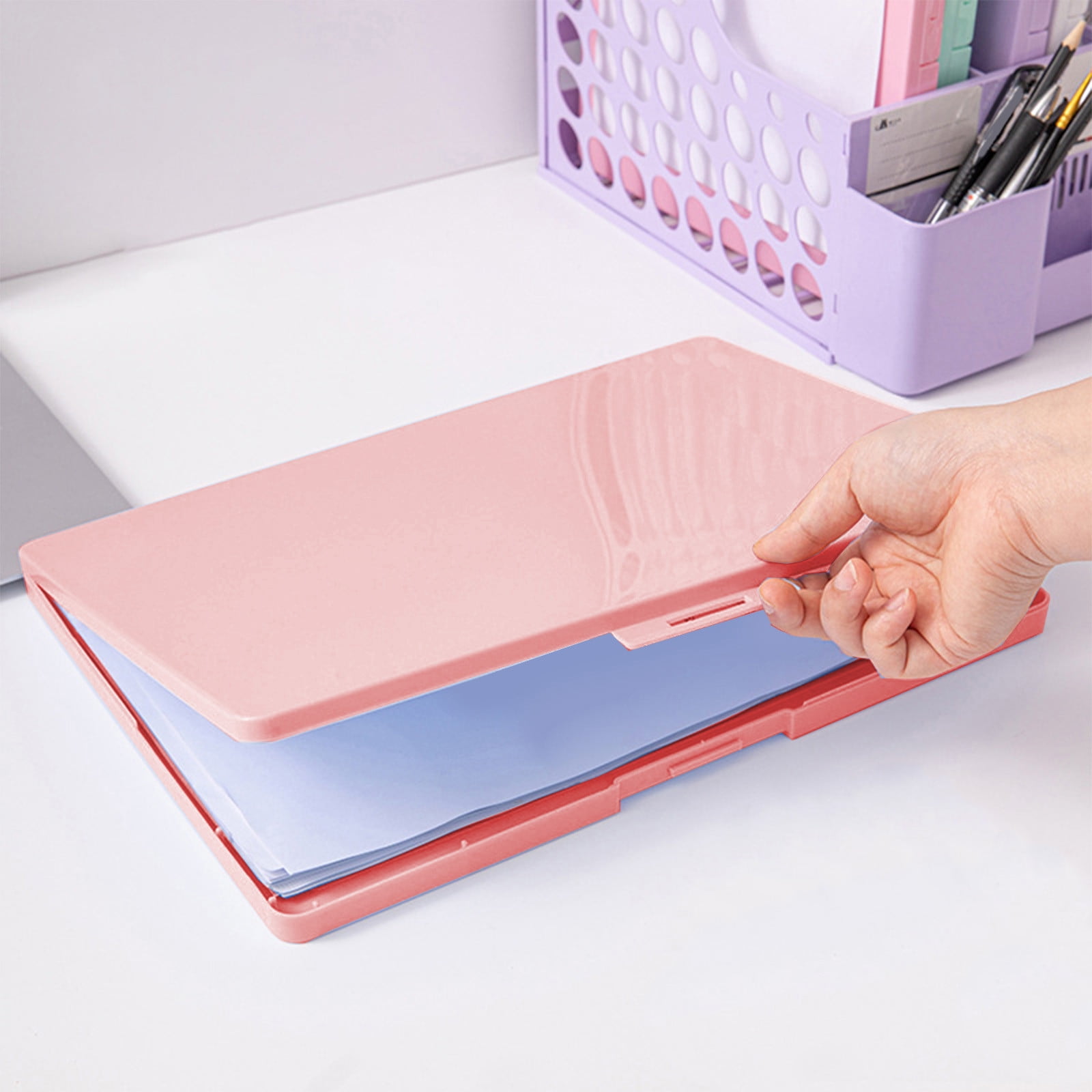 WZXPWT Multi-Functional A4 Student Folder with Exam Mat Test Paper ...