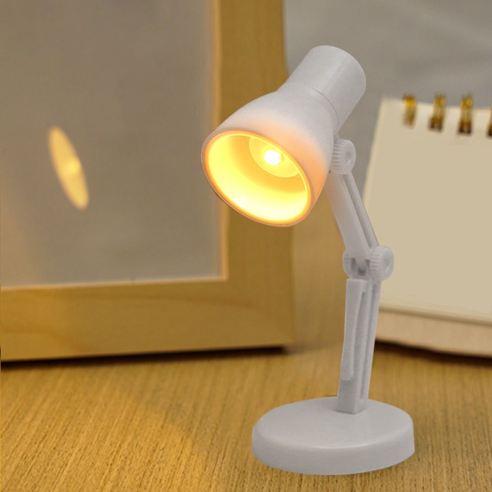 WZXPWT Portable Mini LED Desk Lamp with Eye-Care Warm Color Light ...
