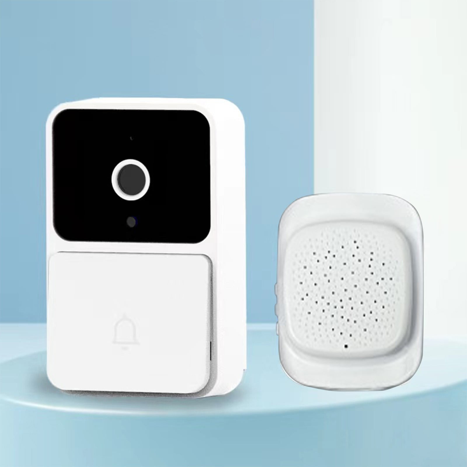 WZXPWT Smart Wireless Video Doorbell, Intelligent Visual Doorbell Home ...