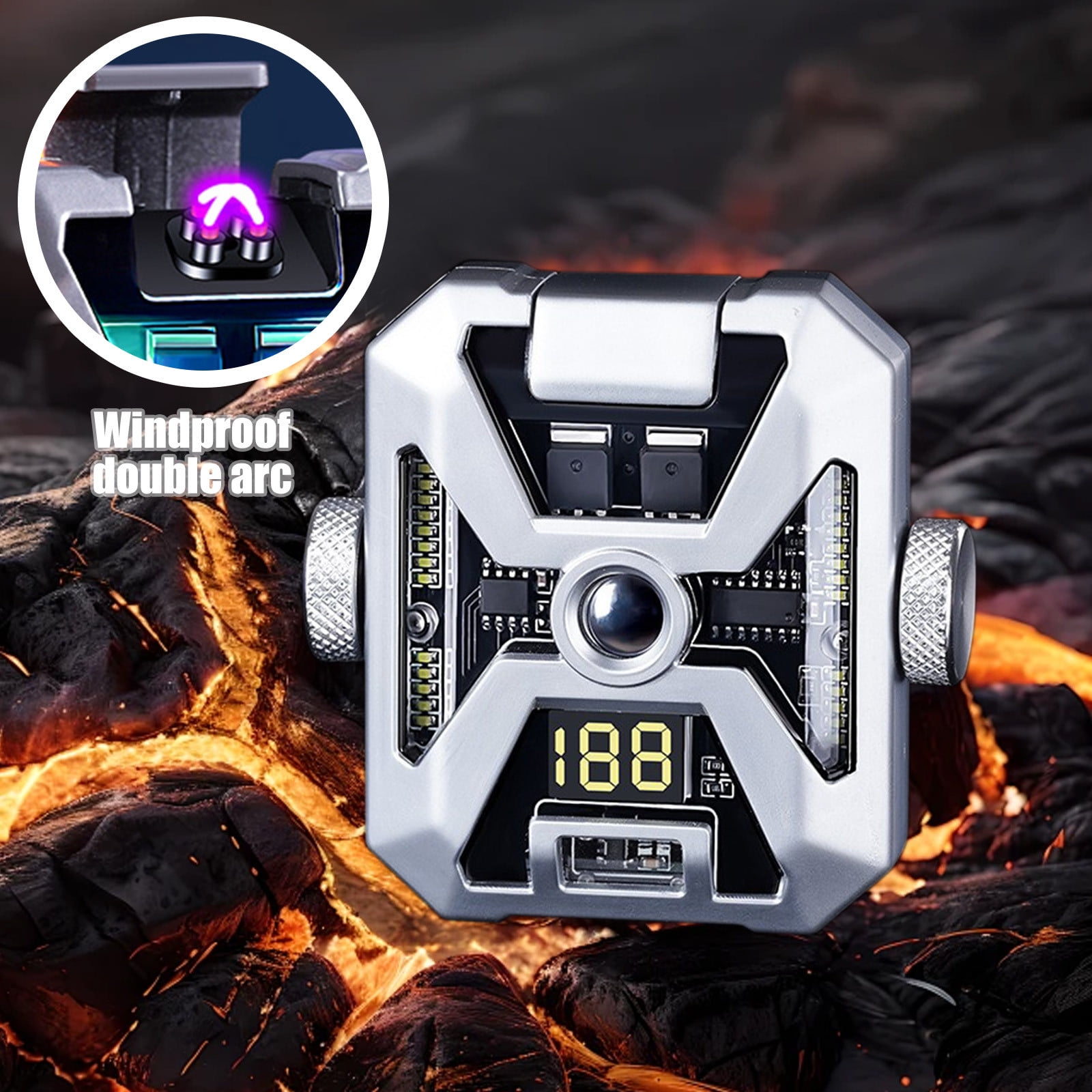 WZXPWT USB Charging Induction Lighter, Fingertip Toys Lighter Mecha ...
