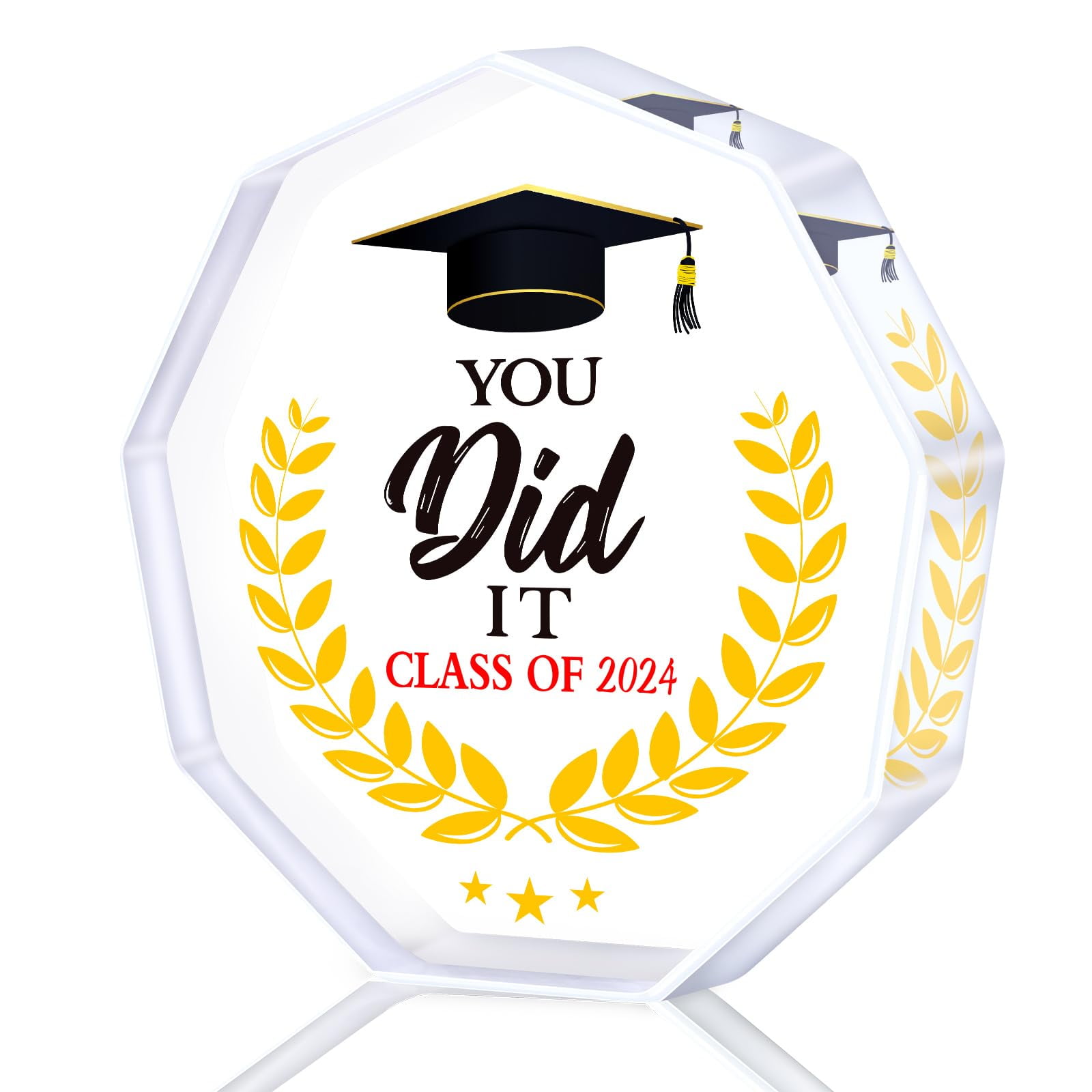 WaaHome 2024 Graduation Gifts for Her Him Keepsake and Paperweight,You ...