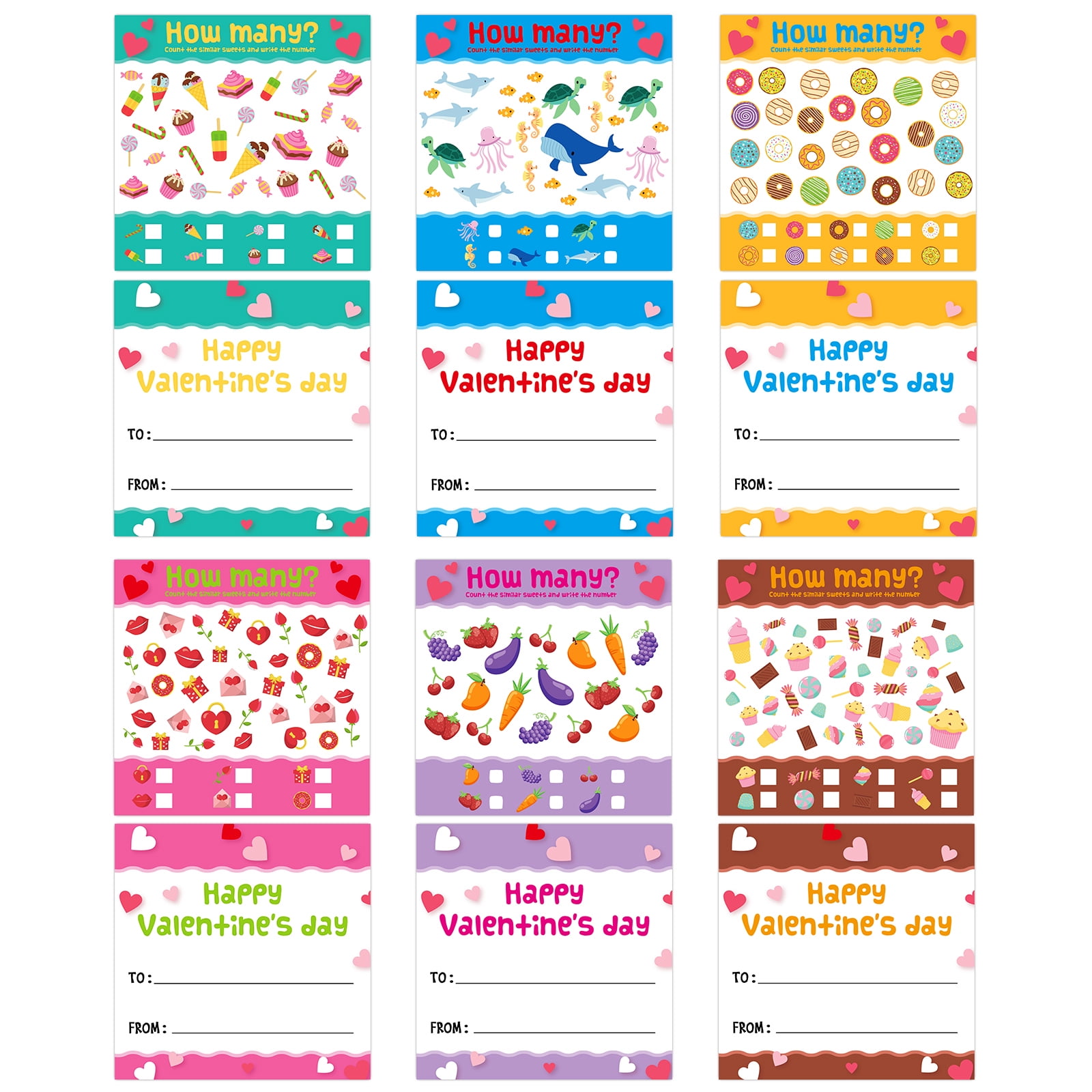 WaaHome 30PCS Valentines Cards for Kids Classroom - Valentines Day ...