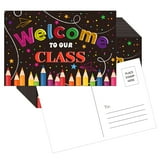 WaaHome 30pcs Welcome to Our Class Postcards 4''X6'' Welcome Back to ...