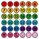 WaaHome Line up Spots for Classroom Floor Number stickers for Classroom ...