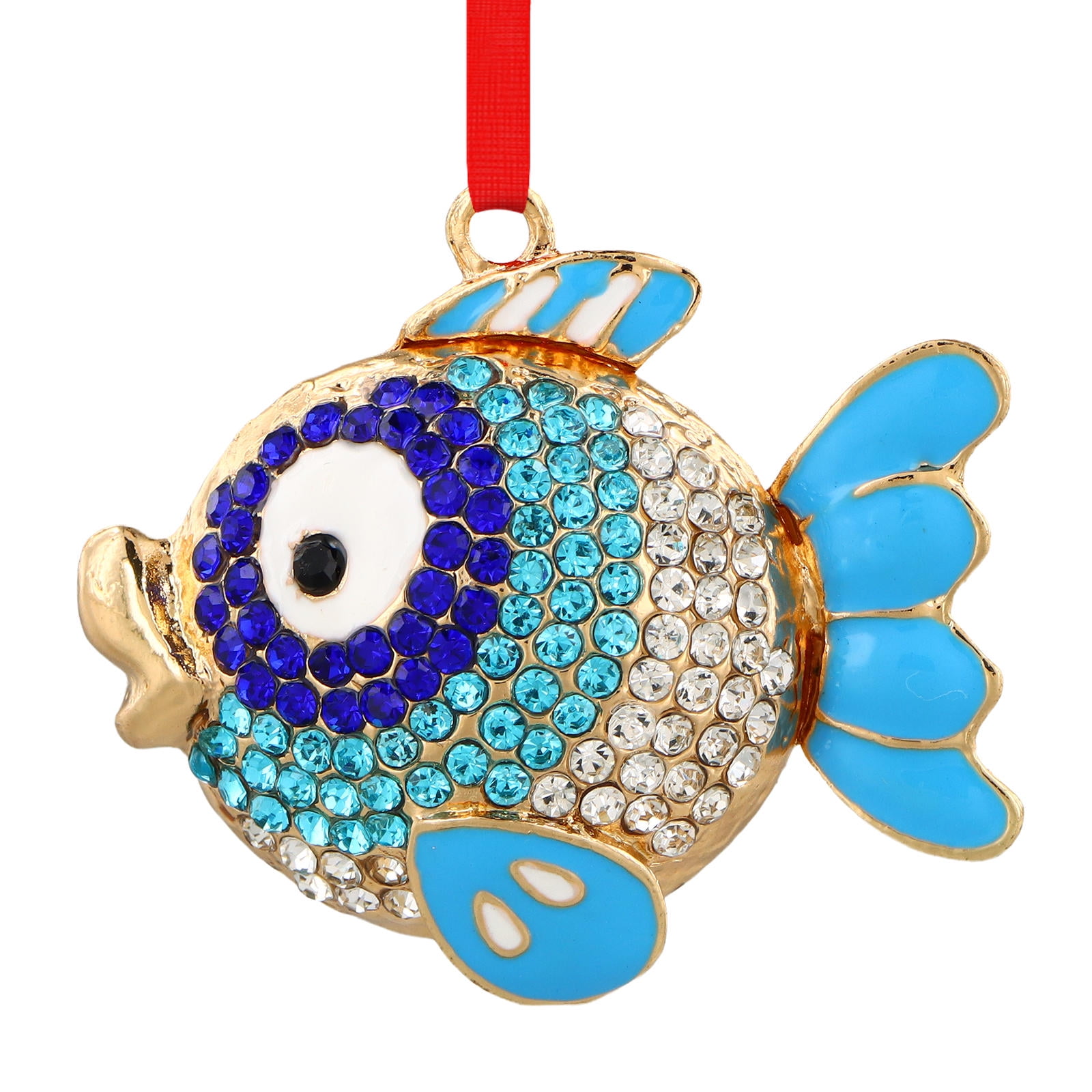 WaaHome Tropical Fish Christmas Tree Ornament - Coastal Sea Ocean ...